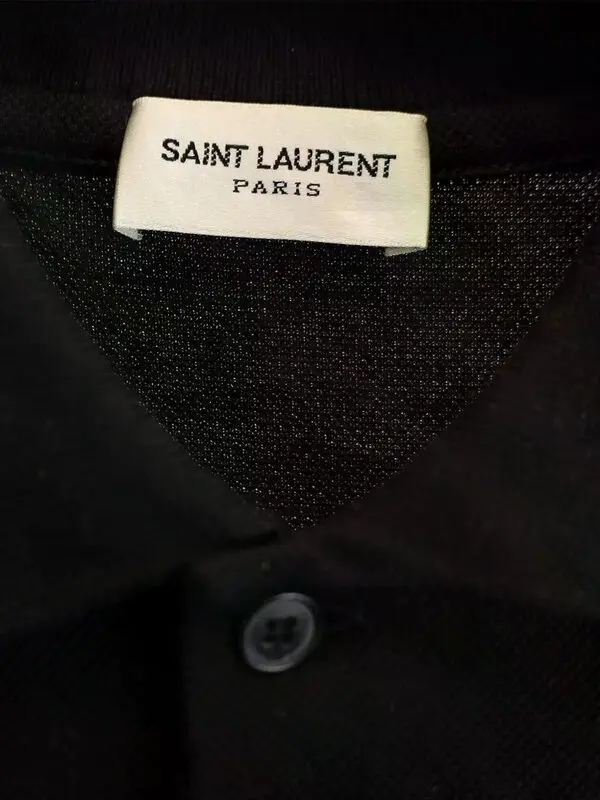 Saint Laurent Logo Polo Shirt