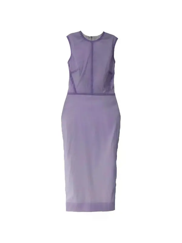 Victoria Beckham Linear Midi Fitted Dress