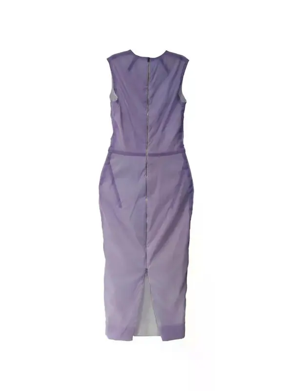 Victoria Beckham Linear Midi Fitted Dress