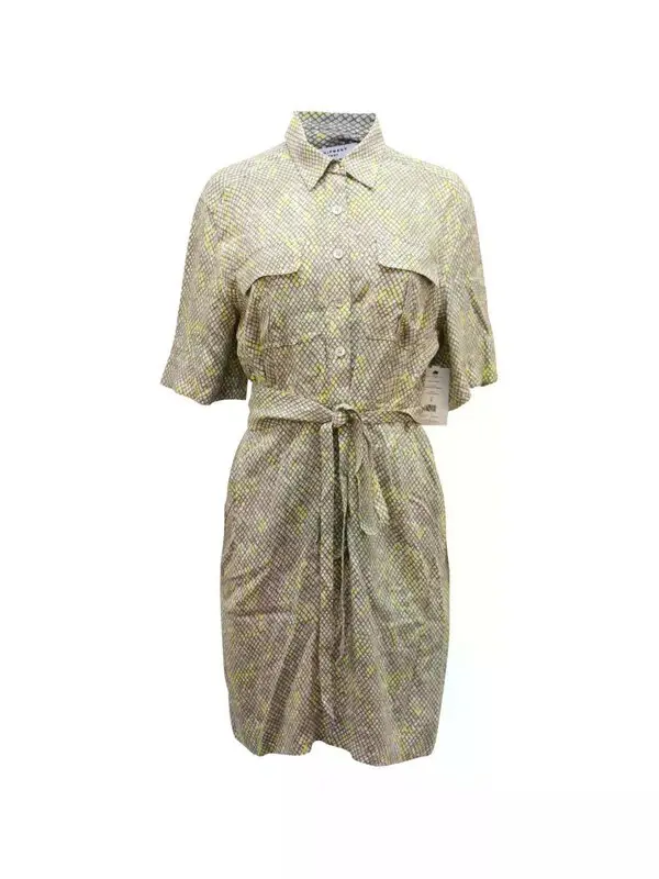 Equipment Snake-print Shirt Dress