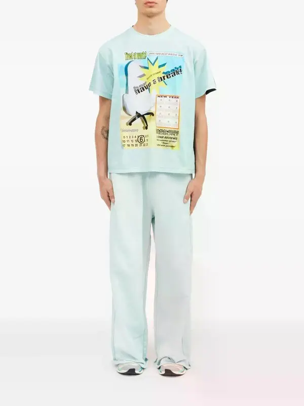 MAISON MARGIELA Crew-neck T-shirt - Blue