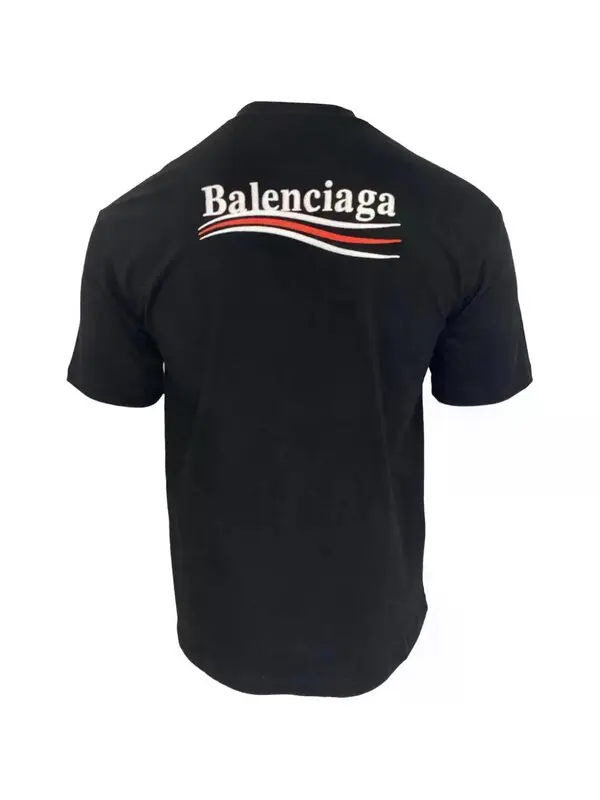Balenciaga Logo Mock-neck T-shirt