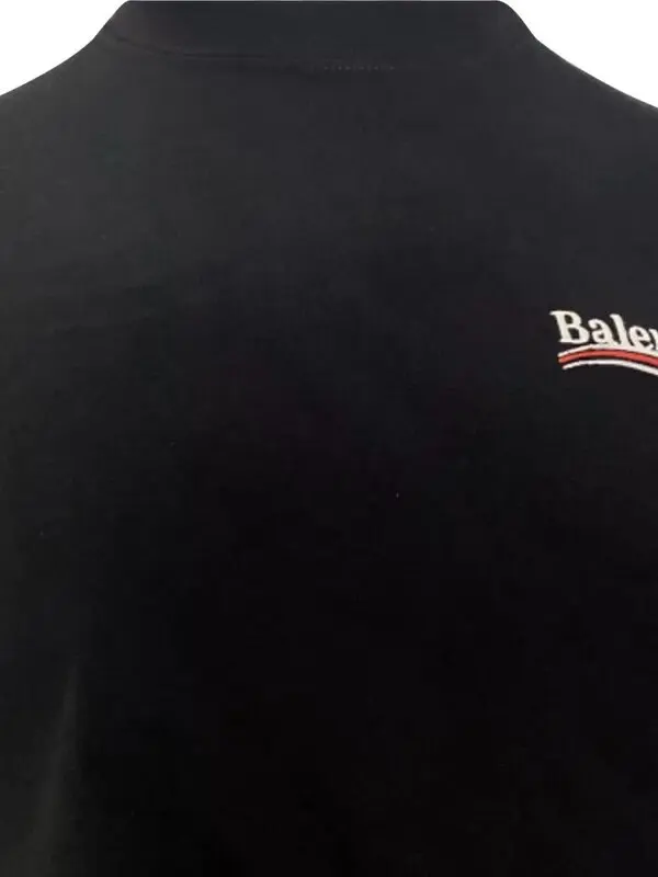 Balenciaga Logo Mock-neck T-shirt