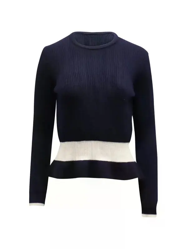 Ba&sh Knitted Peplum Sweater