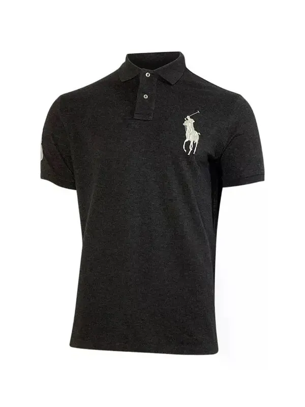 Polo Ralph Lauren Pony-appliqué Polo Shirt - Grey