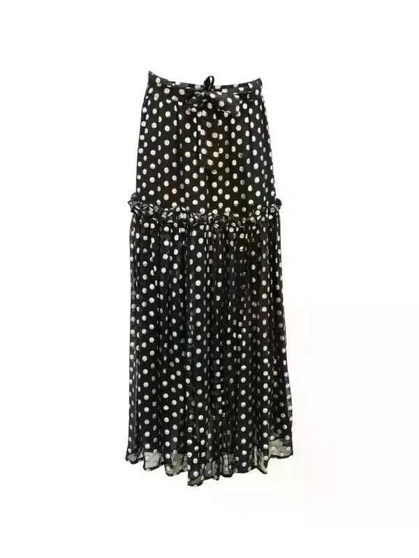 Dodo Bar Or Polka-dot Metallic Skirt