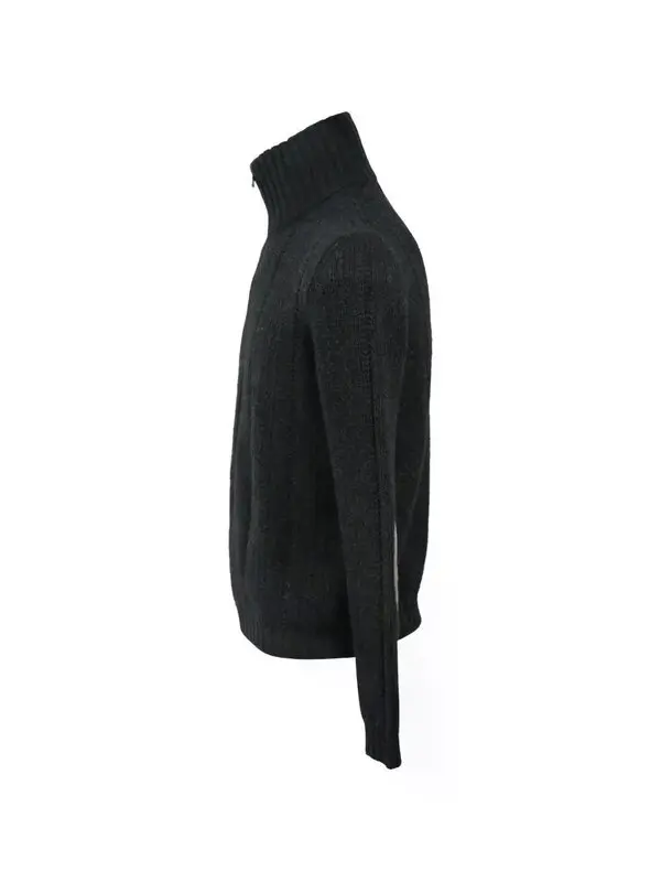 Prada Zip-up Knitted Cardigan