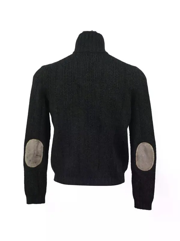Prada Zip-up Knitted Cardigan