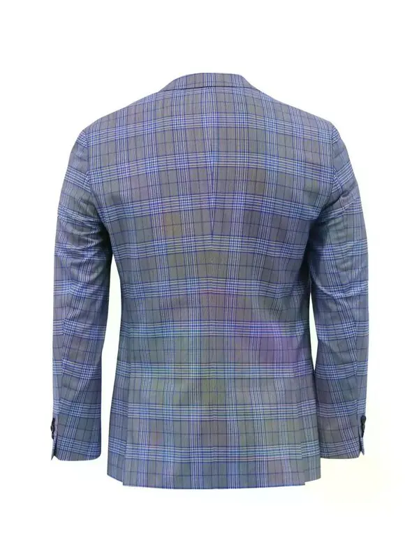 BOSS Plaid Single-breasted Blazer
