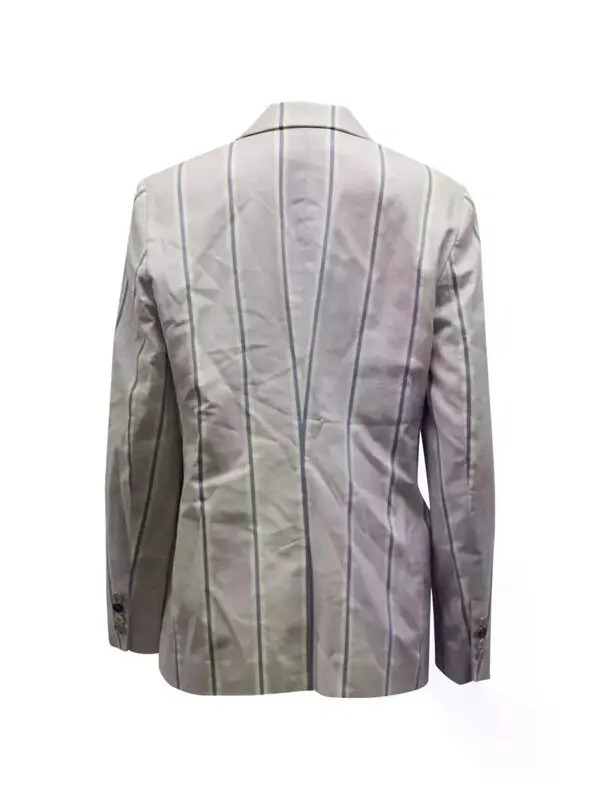 Ralph Lauren Striped Single-breasted Blazer