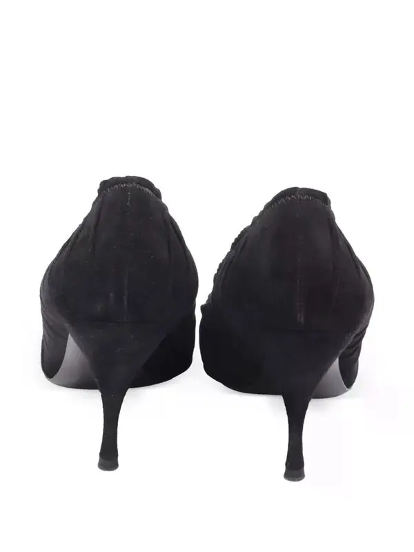 Prada Pleated Pointed-toe Pumps