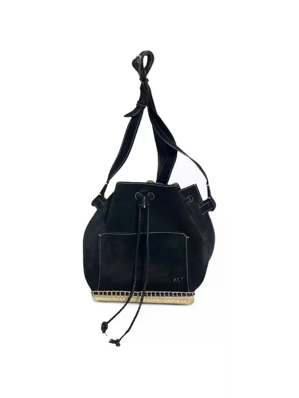 Altuzarra Drawstring Suede Bucket Bag