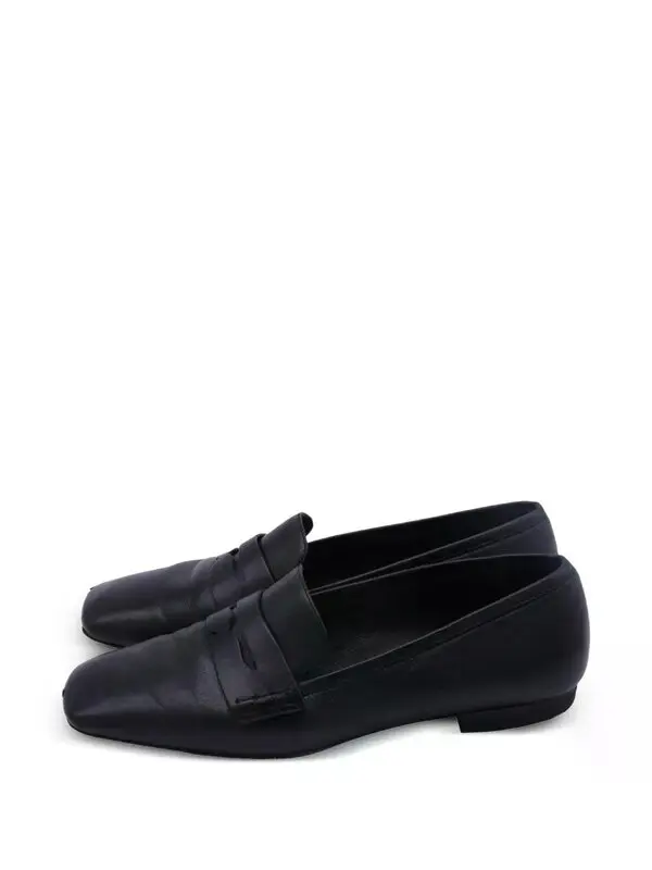 Khaite Square-toe Penny Loafers