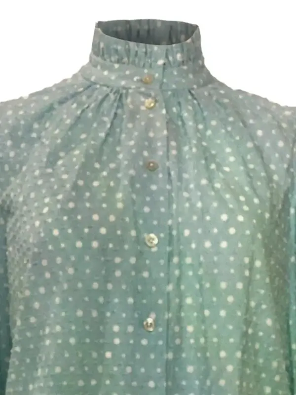 Marc Jacobs Polka-dot Ruffled Blouse