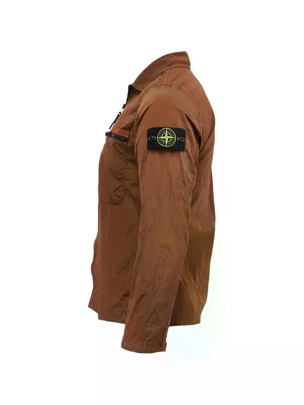 Stone Island Zipped Logo-patch Jacket