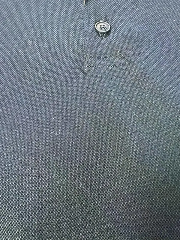 Saint Laurent Buttoned Polo Shirt - Blue
