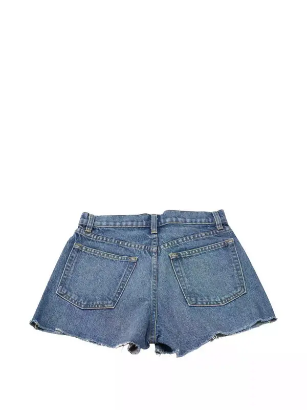 REFORMATION Raw-hem Denim Shorts