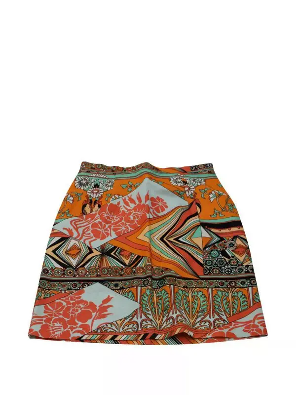 MSGM Floral-print Mini Skirt