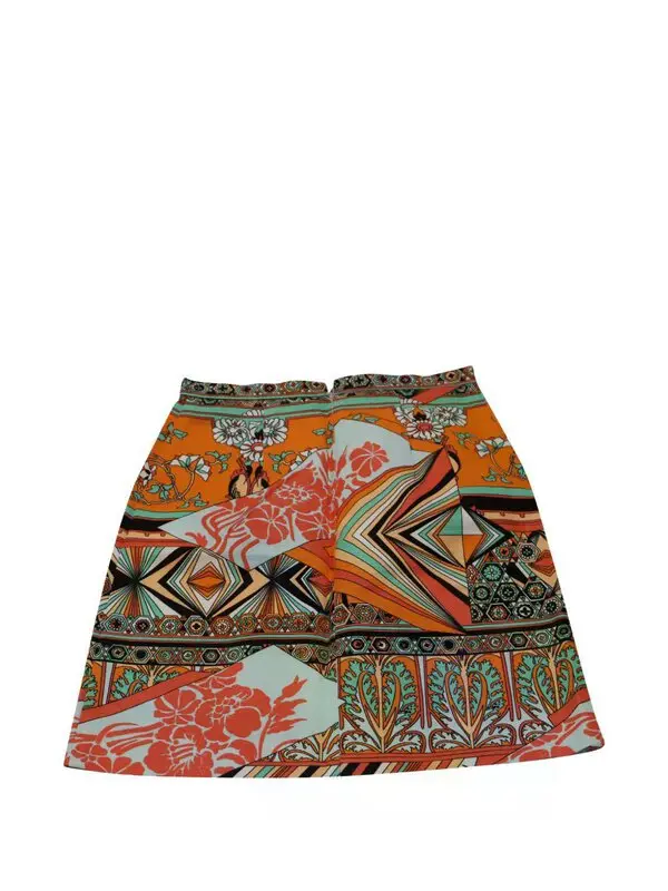 MSGM Floral-print Mini Skirt