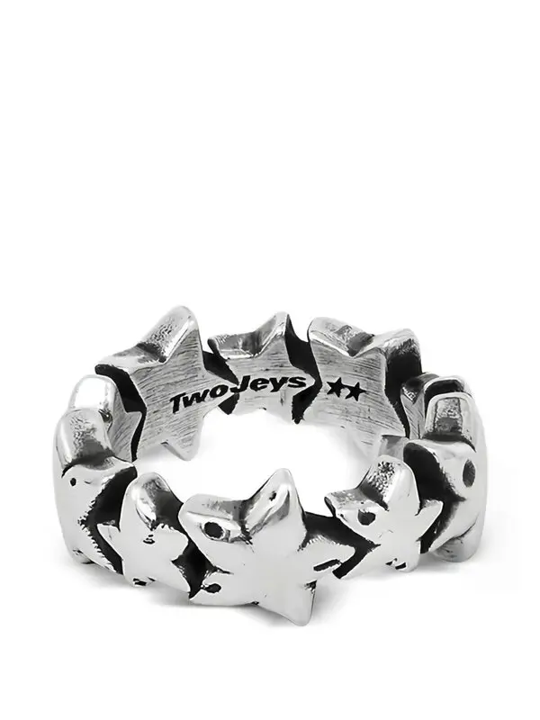 TWOJEYS Star Band Ring - Silver