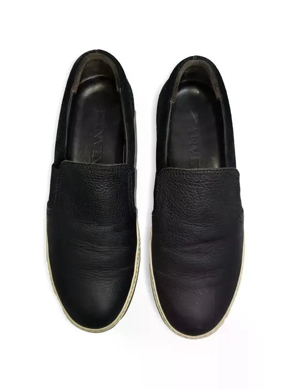 LANVIN Leather Slip-on Sneakers