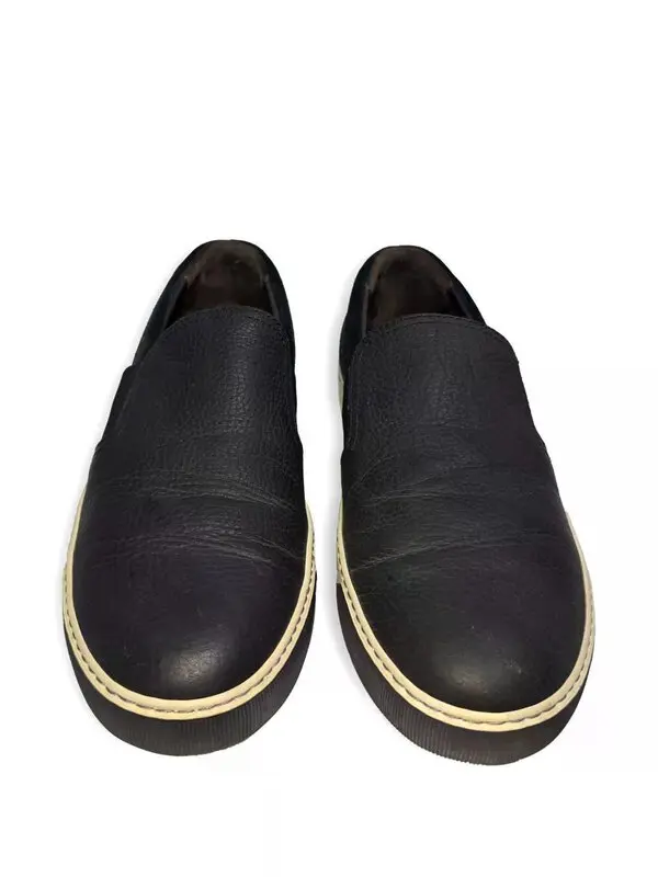 LANVIN Leather Slip-on Sneakers