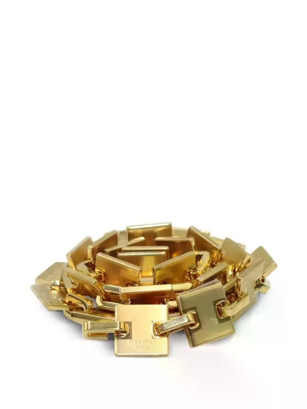 Celine Square-chain Belt - Gold