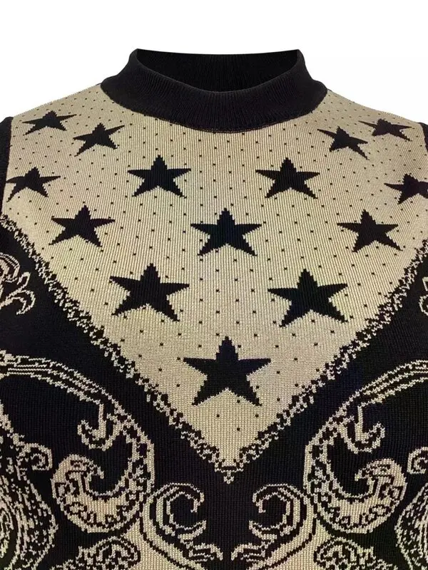 Balmain Star Motif Mini Dress