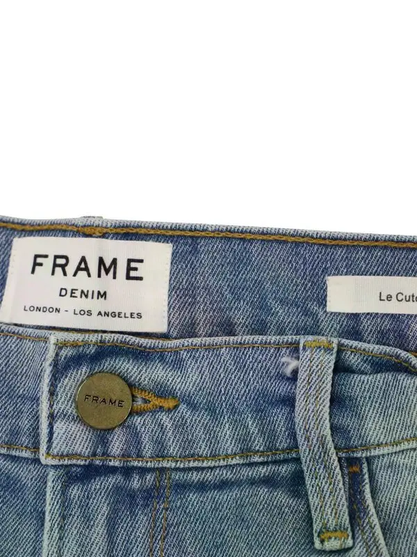 FRAME Le Cutoff Denim Shorts