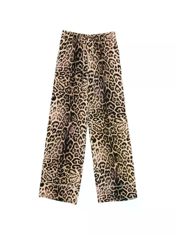 Ermanno Scervino Leopard Print Trousers