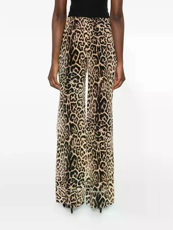 Ermanno Scervino Leopard Print Trousers