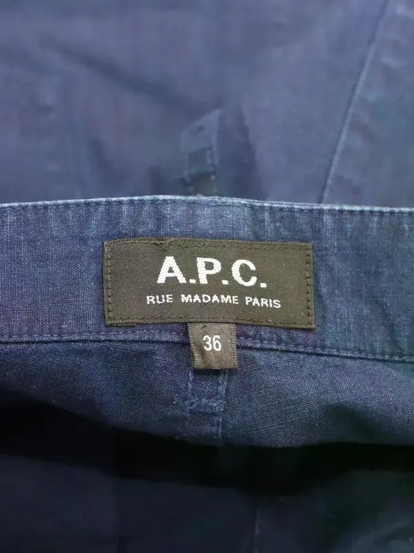 A.p.c. Button Denim Skirt