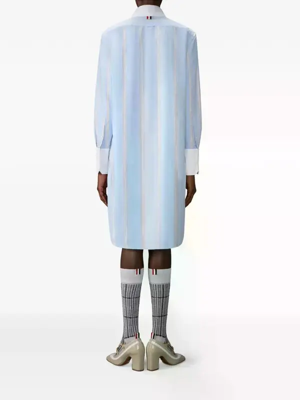 Thom Browne Striped Shirt Dress
