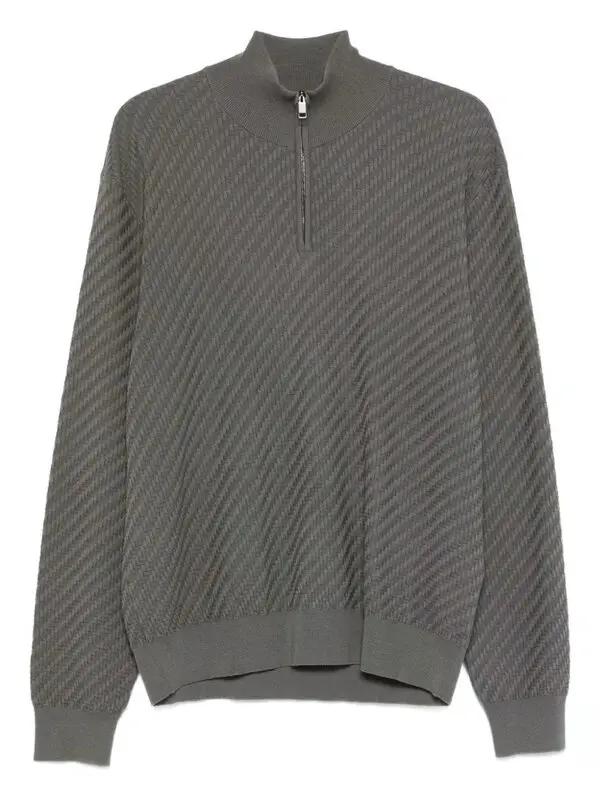 Brioni Half-zip Sweater