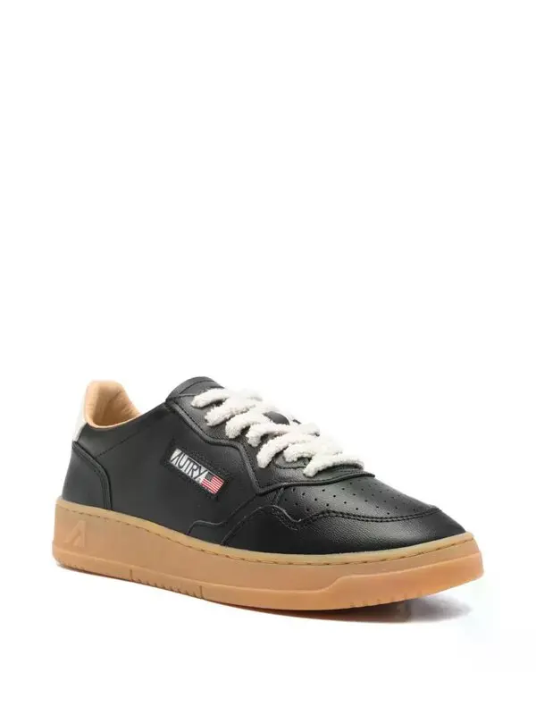 AUTRY Logo-patch Sneakers - Black