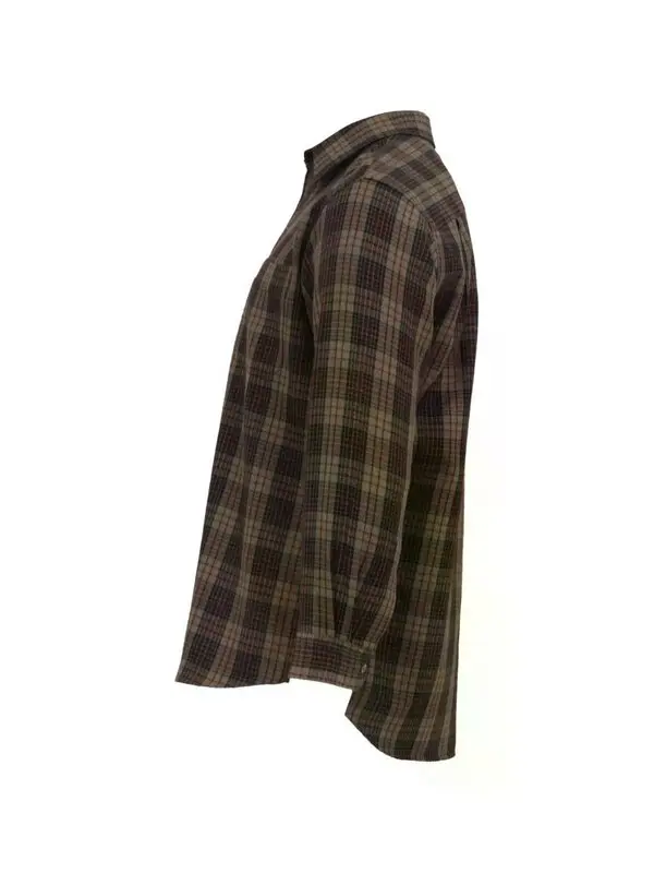 Saint Laurent Flannel Checked Shirt