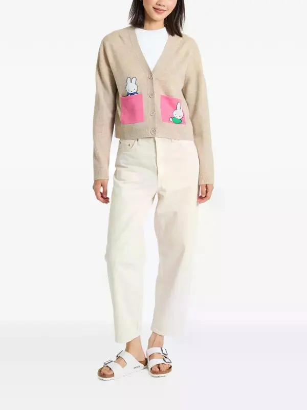 Chinti & Parker Pocket Detail Cardigan - Neutrals