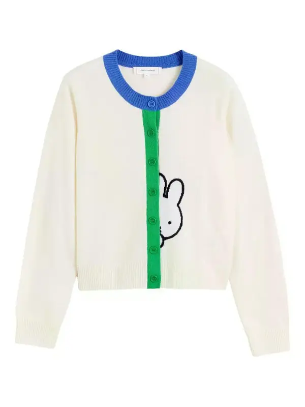 Chinti & Parker Peek Placket Sweater