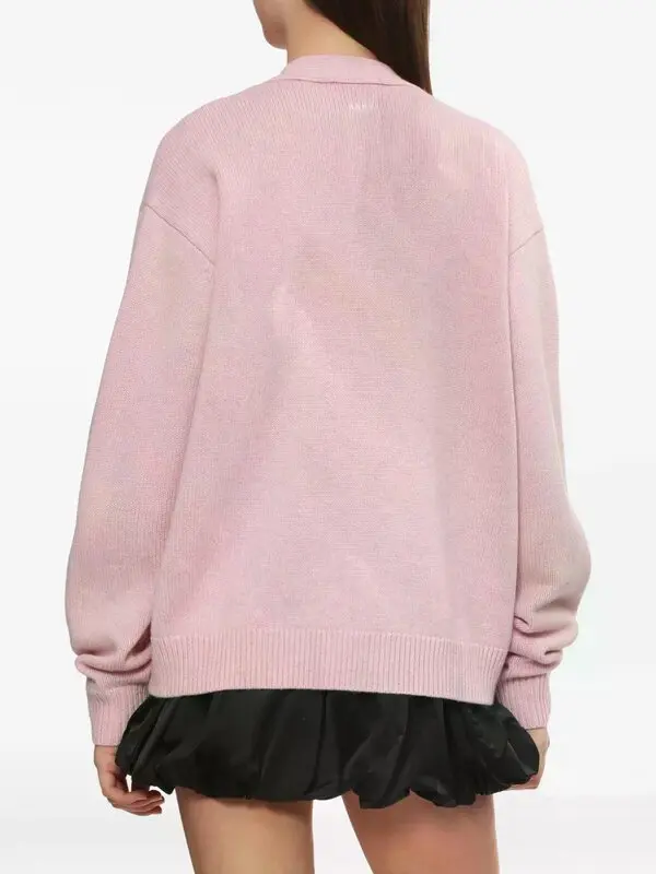A BATHING APE Buttoned Flower-detail Cardigan