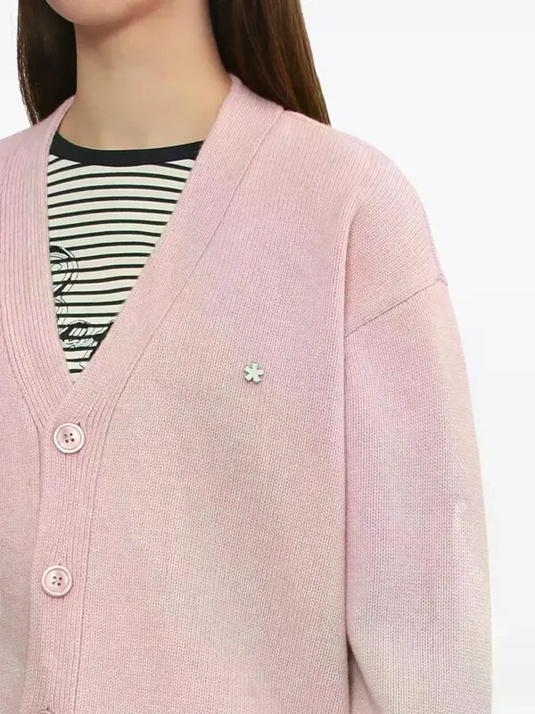 A BATHING APE Buttoned Flower-detail Cardigan