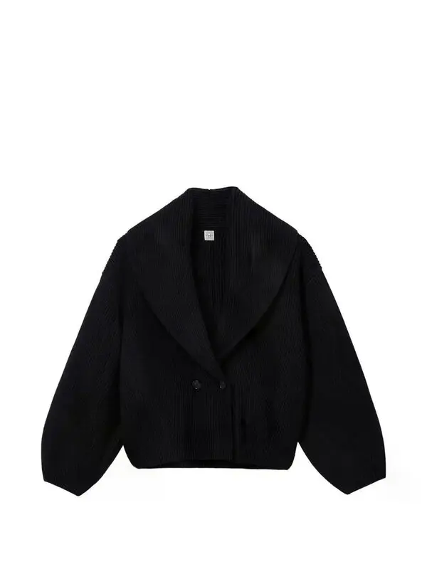 TOTEME Shawl-lapel Cardigan - Black