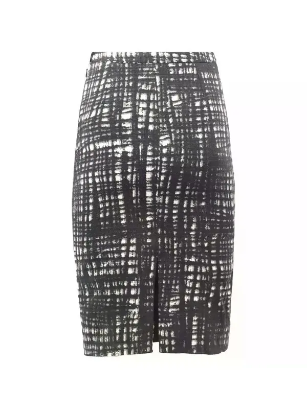 Michael Kors Vintage Tweed Midi Skirt