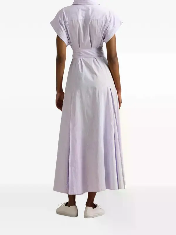 Polo Ralph Lauren Striped Shirt Dress With Tie