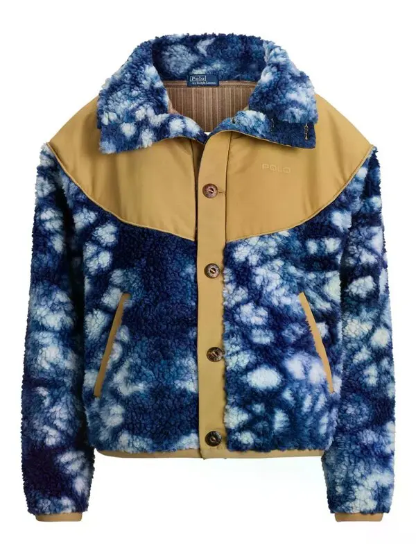 Polo Ralph Lauren Tie-dye Fleece Jacket - Blue