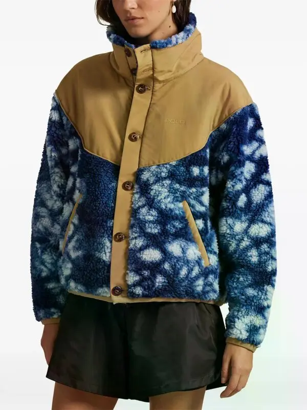 Polo Ralph Lauren Tie-dye Fleece Jacket - Blue