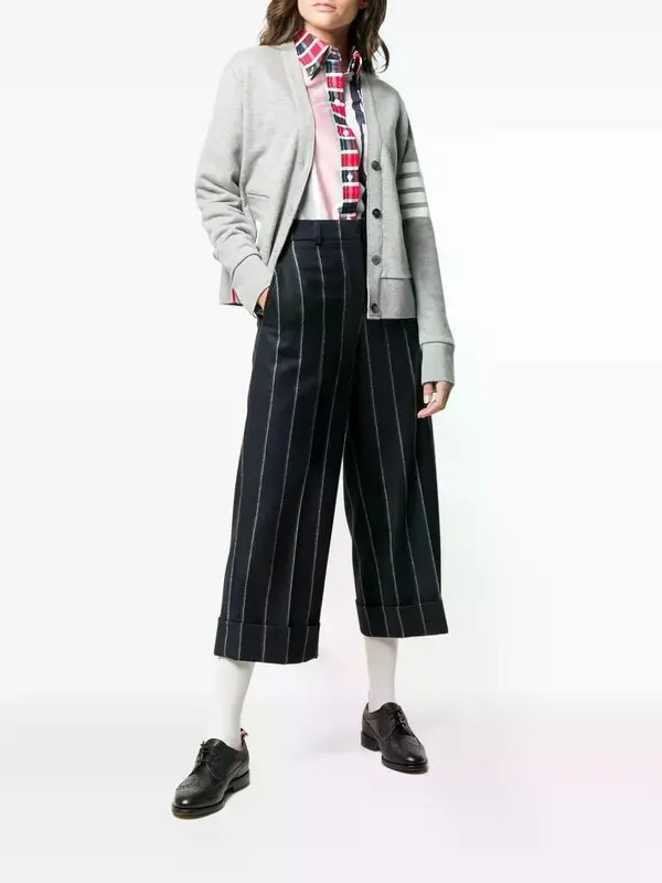 Thom Browne 4-bar V-neck Cardigan
