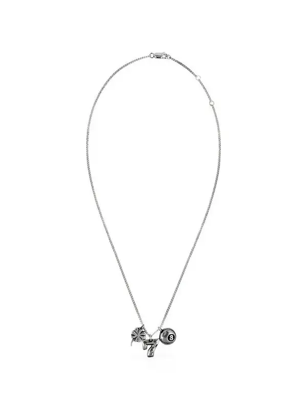 TWOJEYS Charms Precious Metals Necklace - Silver