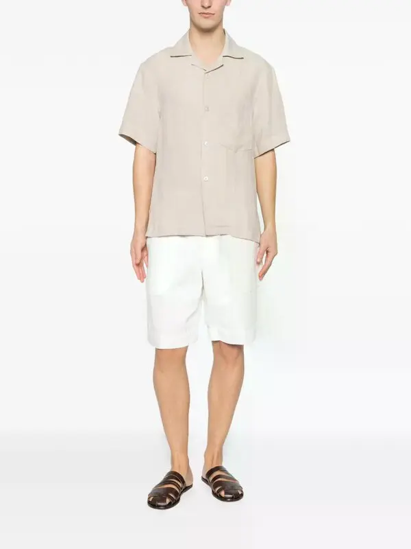 Eleventy Chest-pocket Short-sleeve Shirt