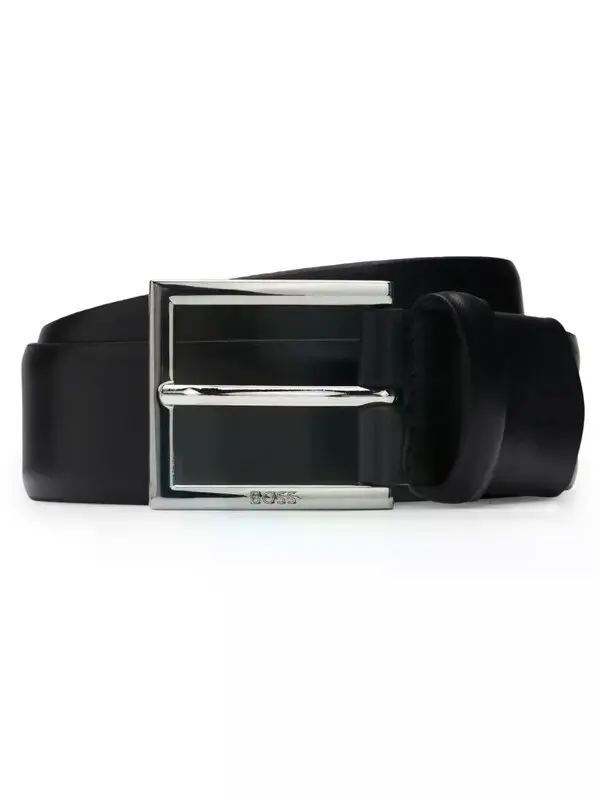 BOSS Leather Belt - Black