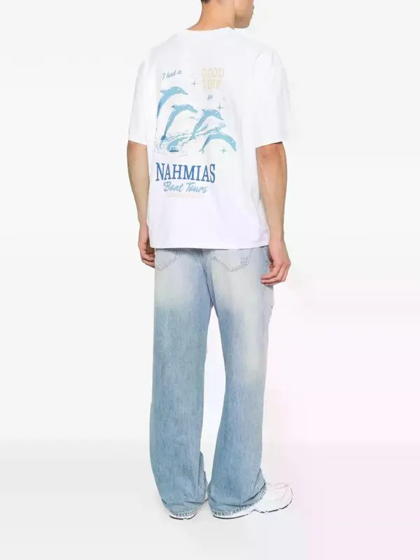 NAHMIAS Printed Crew-neck T-shirt